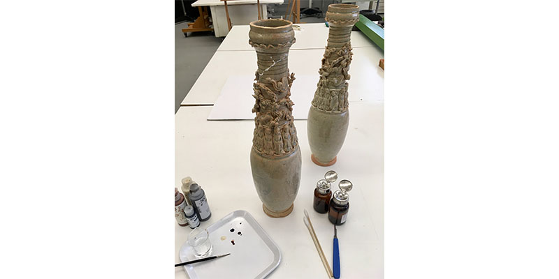 Behind the Scenes in Conservation: Chinese Funerary Jar - Cincinnati ...