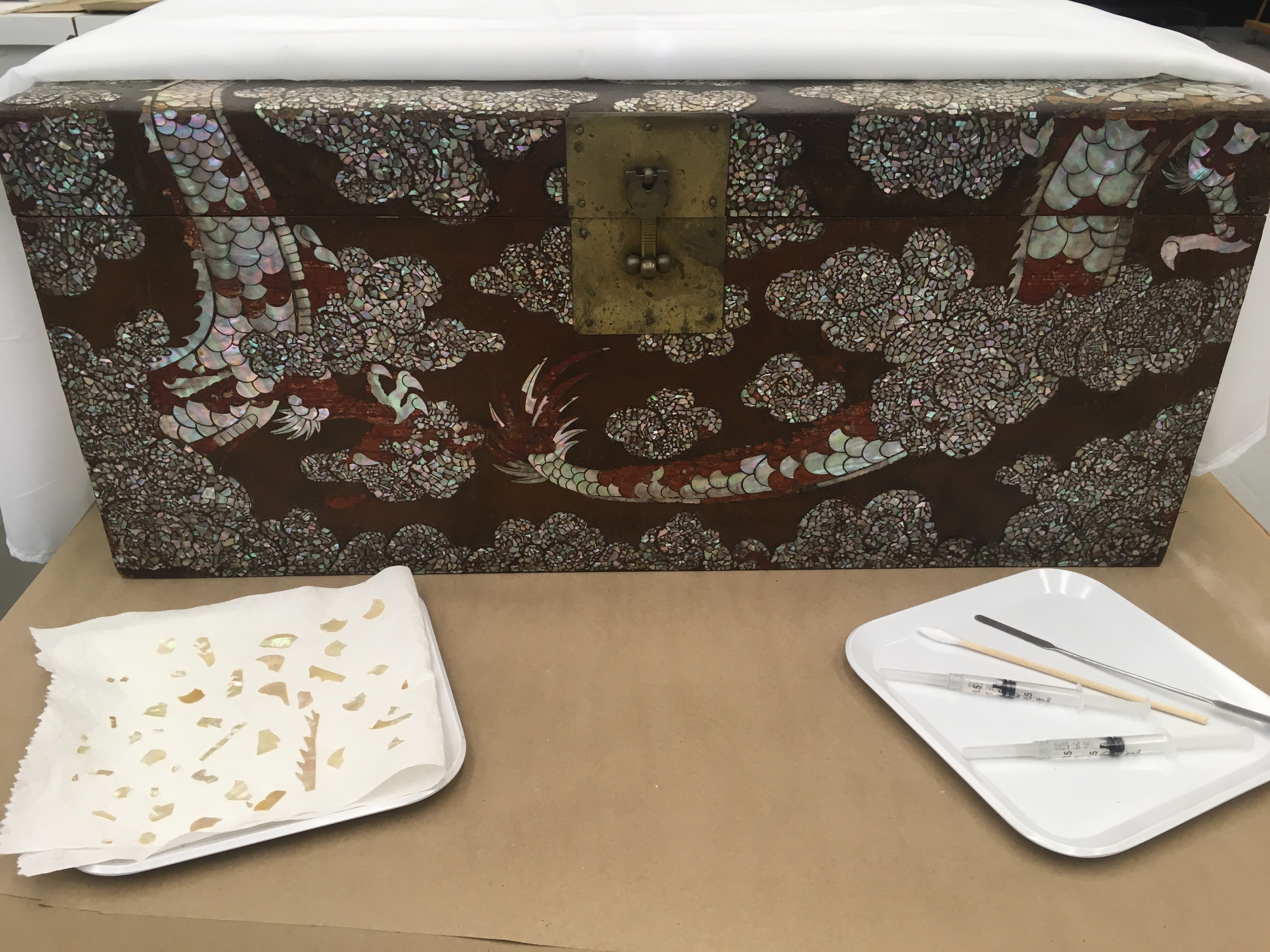 Behind the Scenes in Conservation: Korean Lacquered Chest - Cincinnati ...