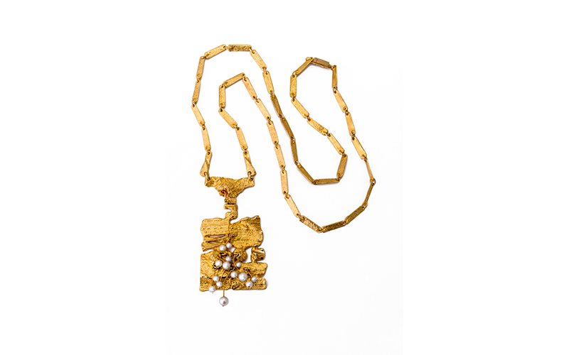 Flowering Wall Necklace with Pendant by Björn Weckström - Cincinnati ...
