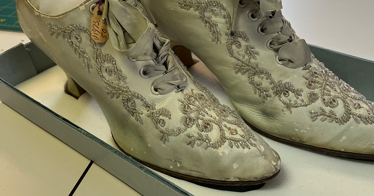 Behind the Scenes in Conservation: Shoes with the Blues - Cincinnati ...
