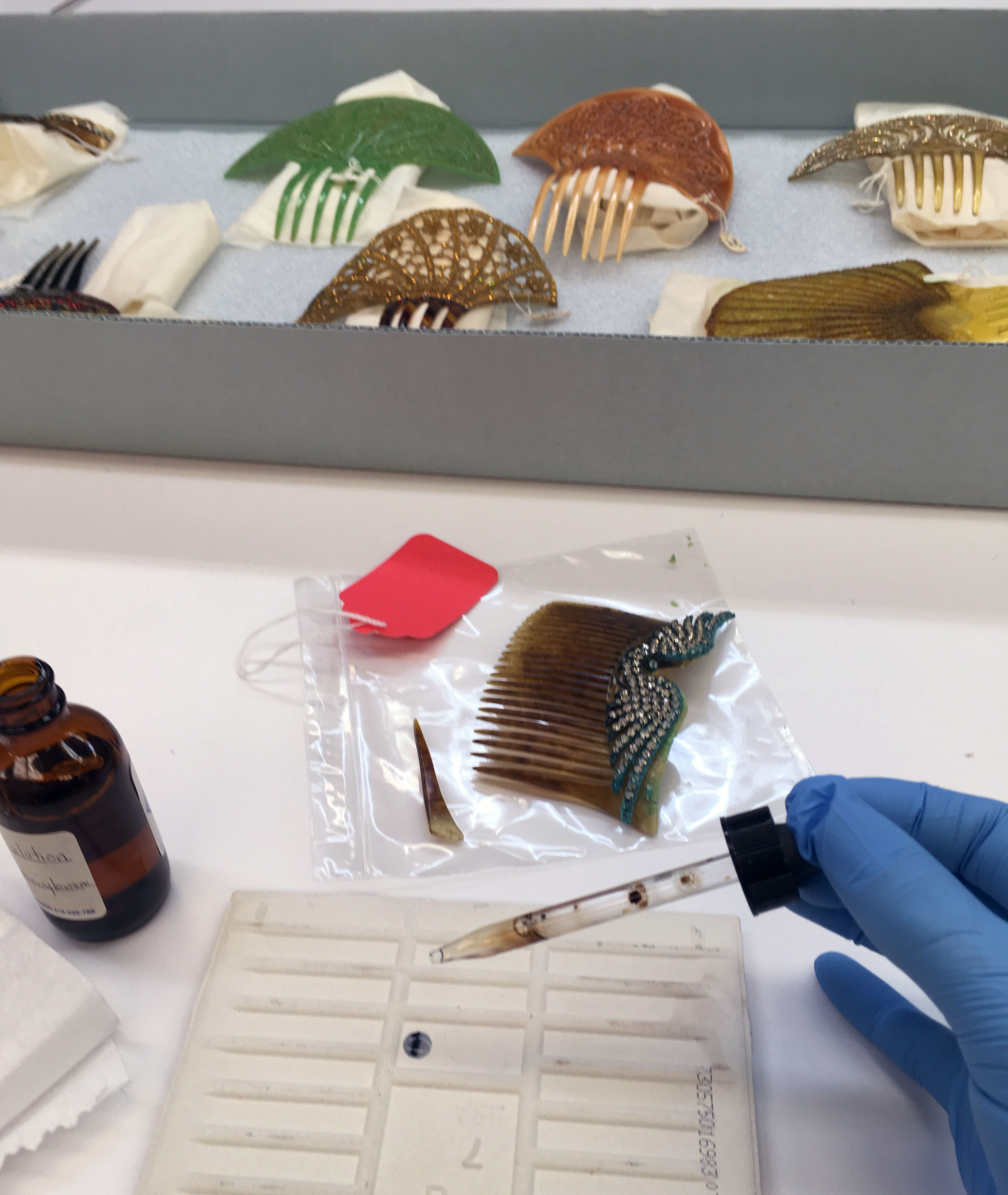 Behind the Scenes in Conservation: Decorative Hair Combs - Cincinnati ...